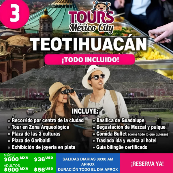 Tours México City – Los mejores Tours en la Ciudad de México